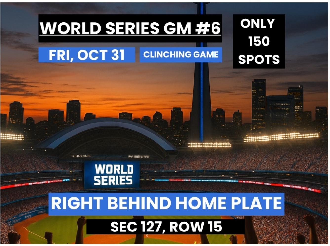 Razzall™ | WORLD SERIES GM 6 BEHIND HOME